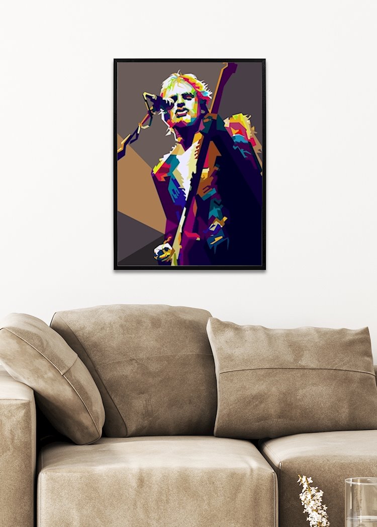 Sting Police Pop Art WPAP posters & prints by Artkreator - Printler