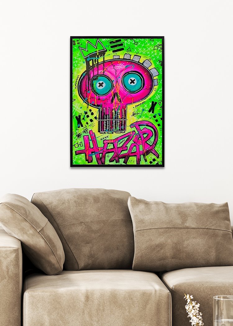 "Hazard" Colorful pop art posters & prints by Håkon Morønning - Printler