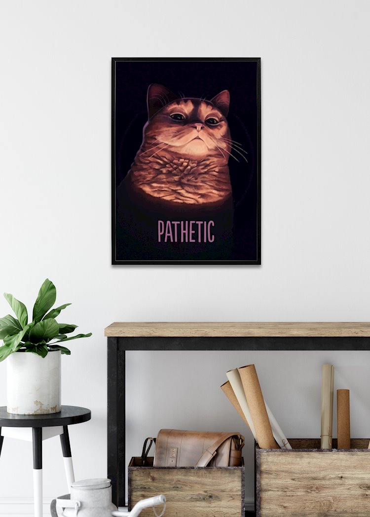 Pathetic Cat Meme posters & prints by Mashz - Printler