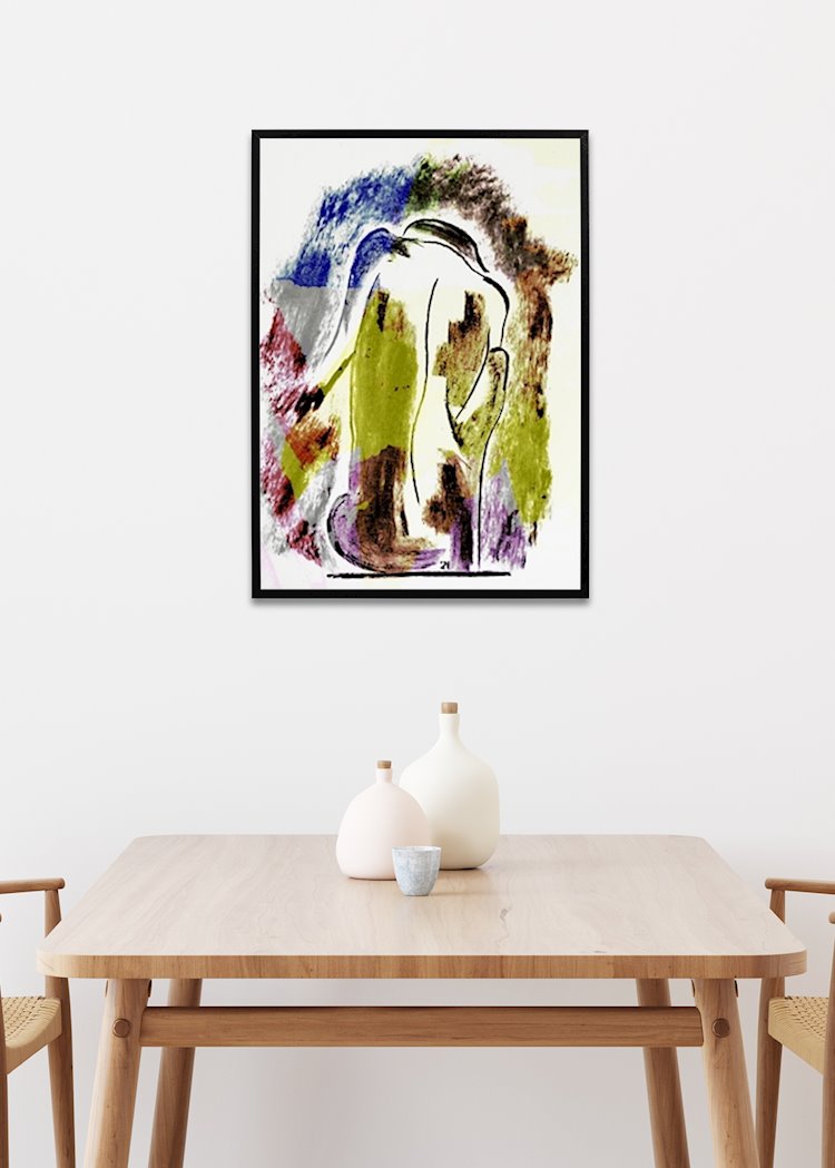 Einsam Poster von Daniel Mees | Printler