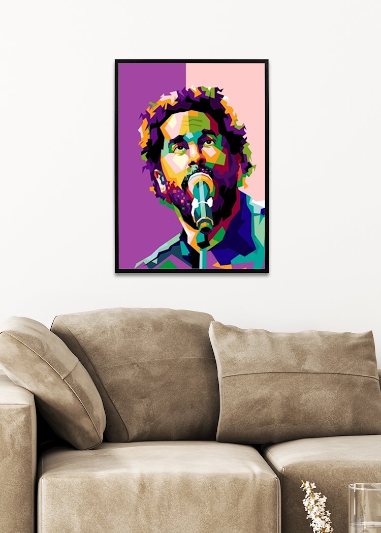 Legend Singer in pop art wpap posters & prints by Cat Pop Art - Printler