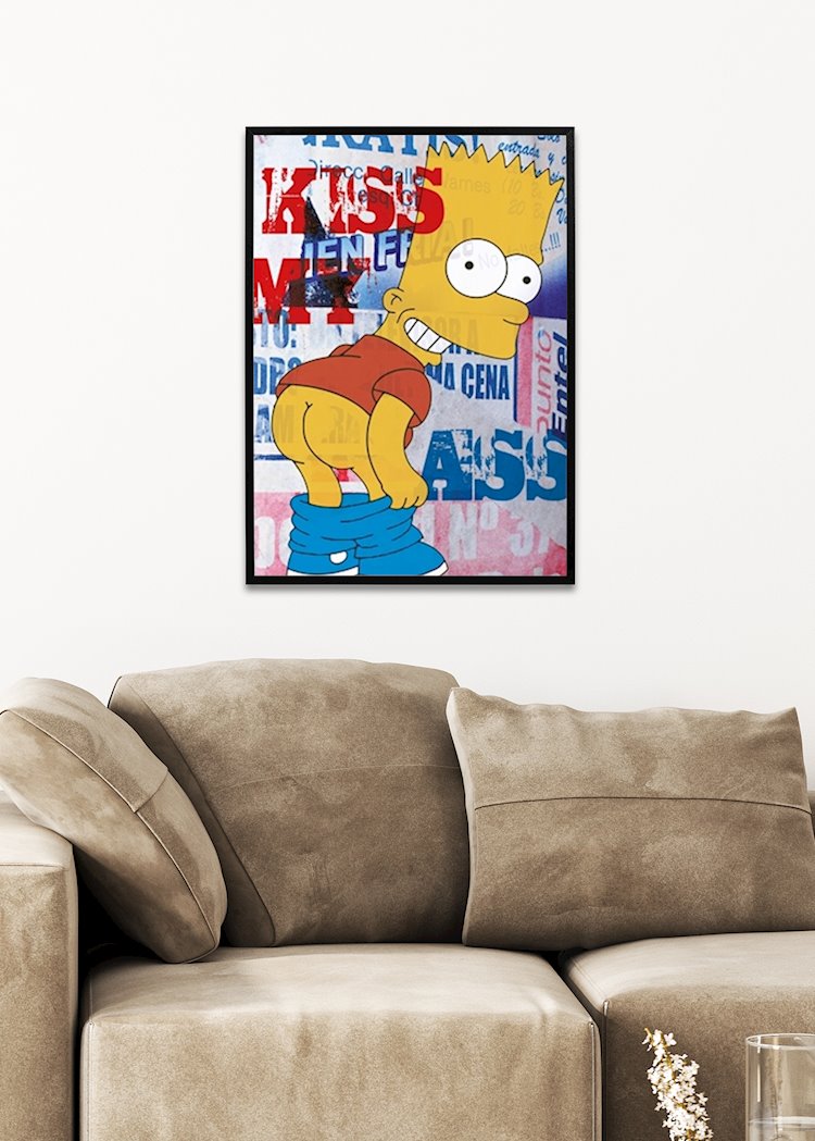pop art - bart simpson posters & prints by kathrin krieter - Printler