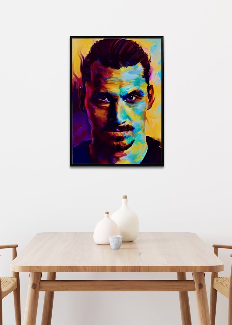 Zlatan Ibrahimović Poster von Muhamad Suryanto | Printler