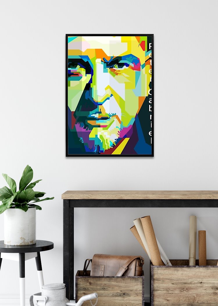 Peter Gabriel Pop Art Retro posters & prints by Pop Art Store - Printler