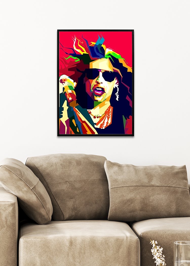 Steven Tyler Rock Star Pop Art posters & prints by Pop Art Store - Printler
