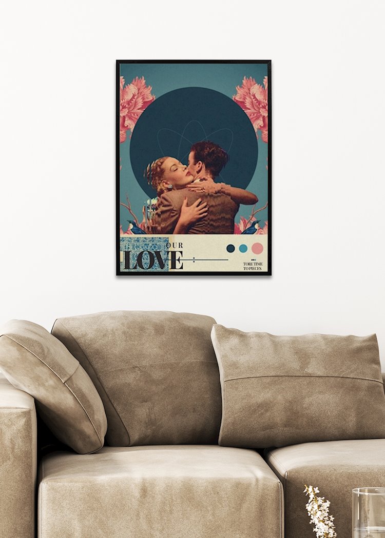 Our Love Tore Time To Pieces posters & prints by Frank Moth - Printler