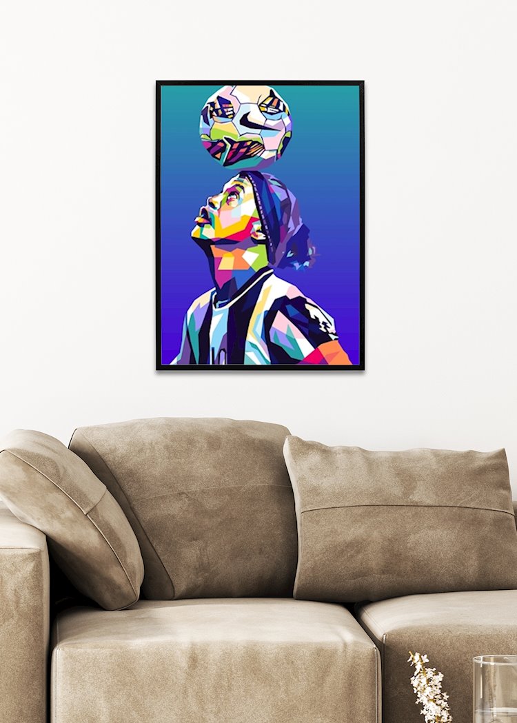Ronaldinho posters & prints by Shichiro Ken - Printler