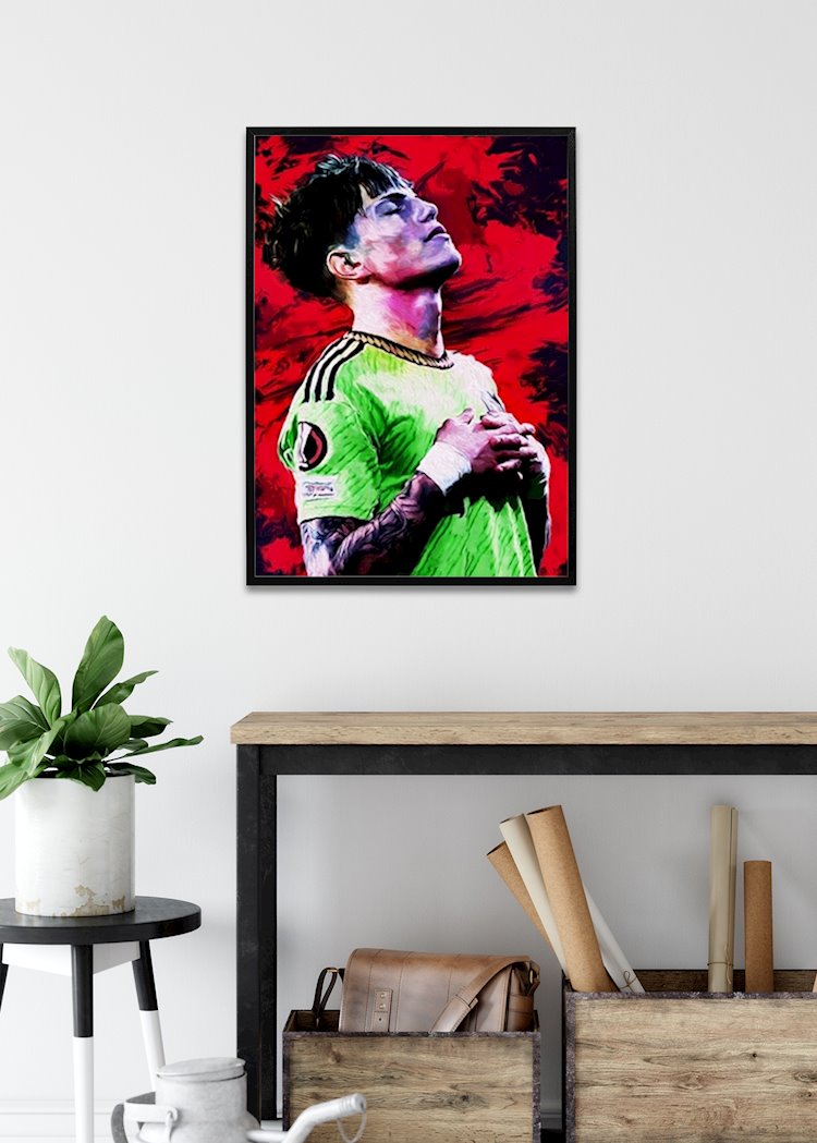 Alejandro Garnacho pop art posters & prints by LOWO IJO - Printler