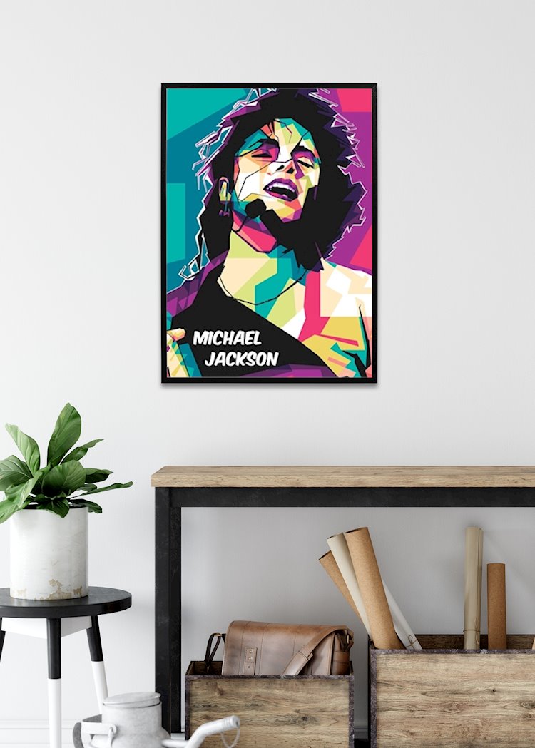 Michael Jackson pop art style posters & prints by Asran vektor - Printler