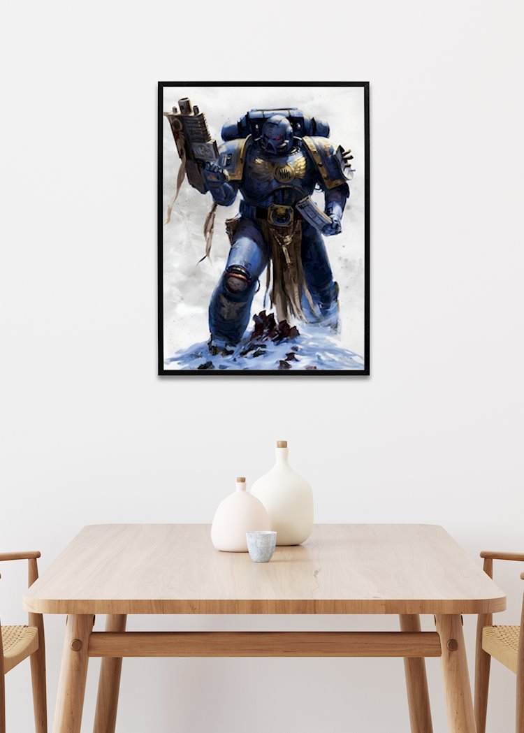 Ultramarine - W40K Poster von Jonatan Goozman | Printler