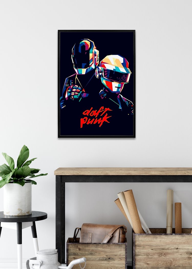 Daft Punk WPAP posters & prints by Sahruddin Said - Printler