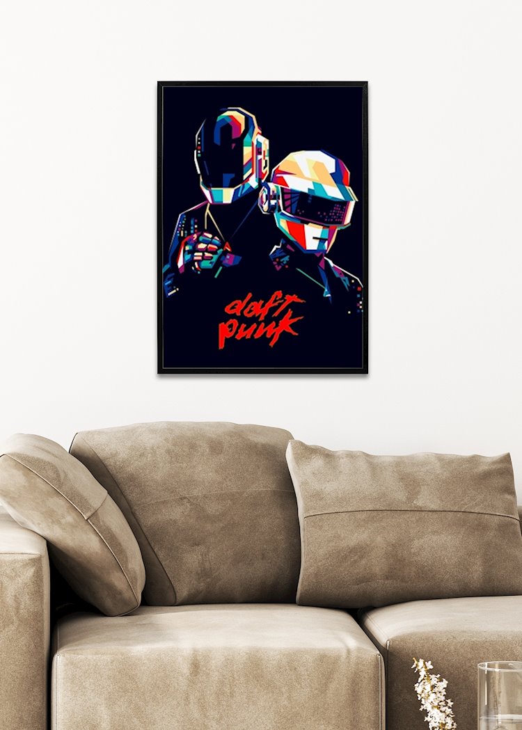 Daft Punk WPAP posters & prints by Sahruddin Said - Printler