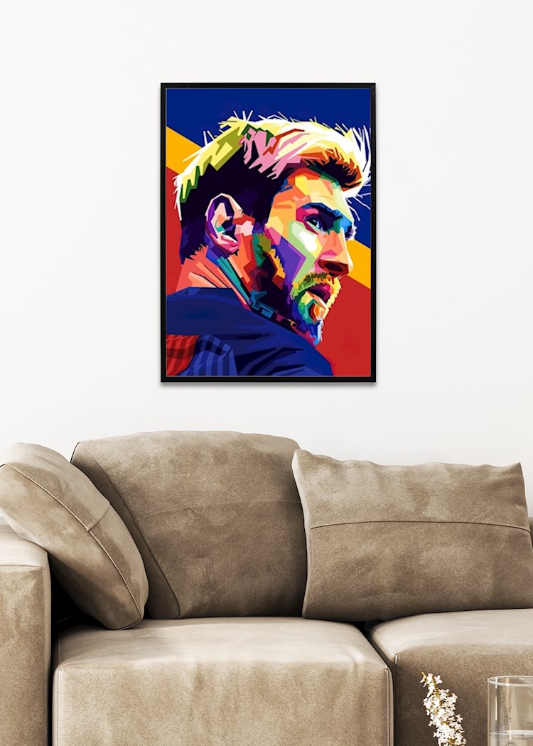 Lionel Messi WPAP posters & prints by Putri Fidya - Printler