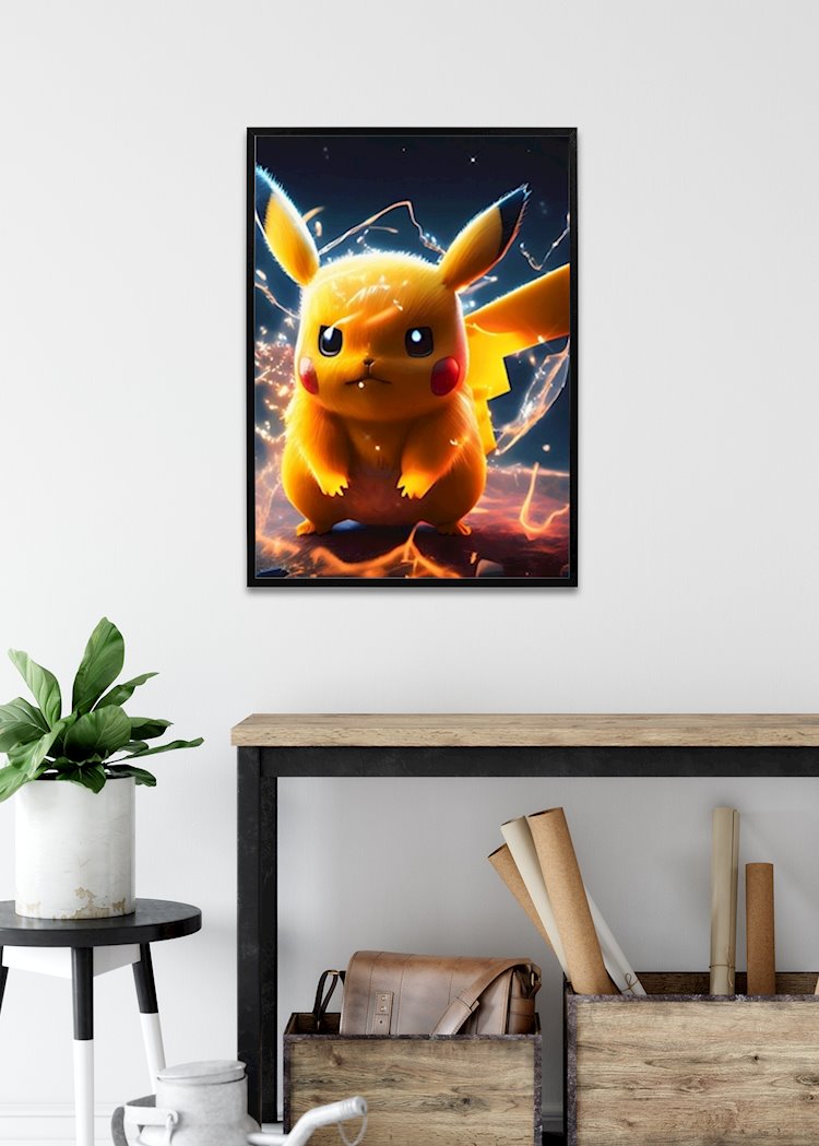 Pikachu 2 - Pokemon posters & prints by Jonatan Goozman - Printler