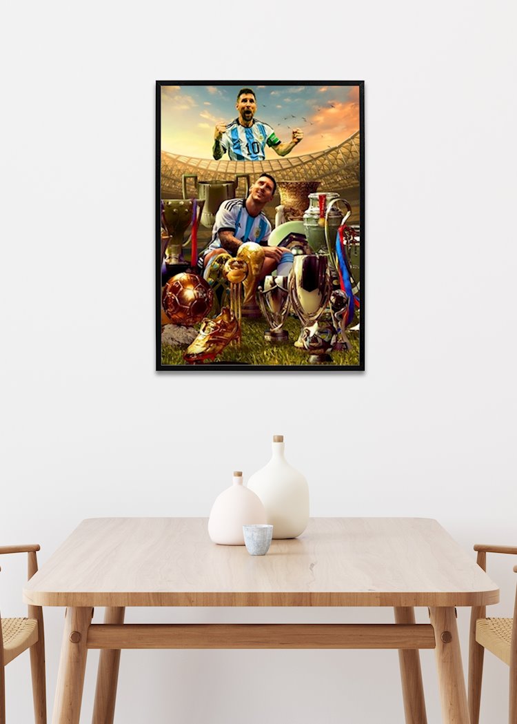 Lionel Messi Poster von Nadila Nazwa | Printler