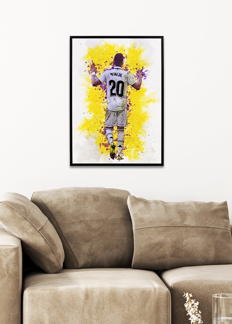 Vinicius Junior Real Madrid posters & prints by Sasuke 23 - Printler