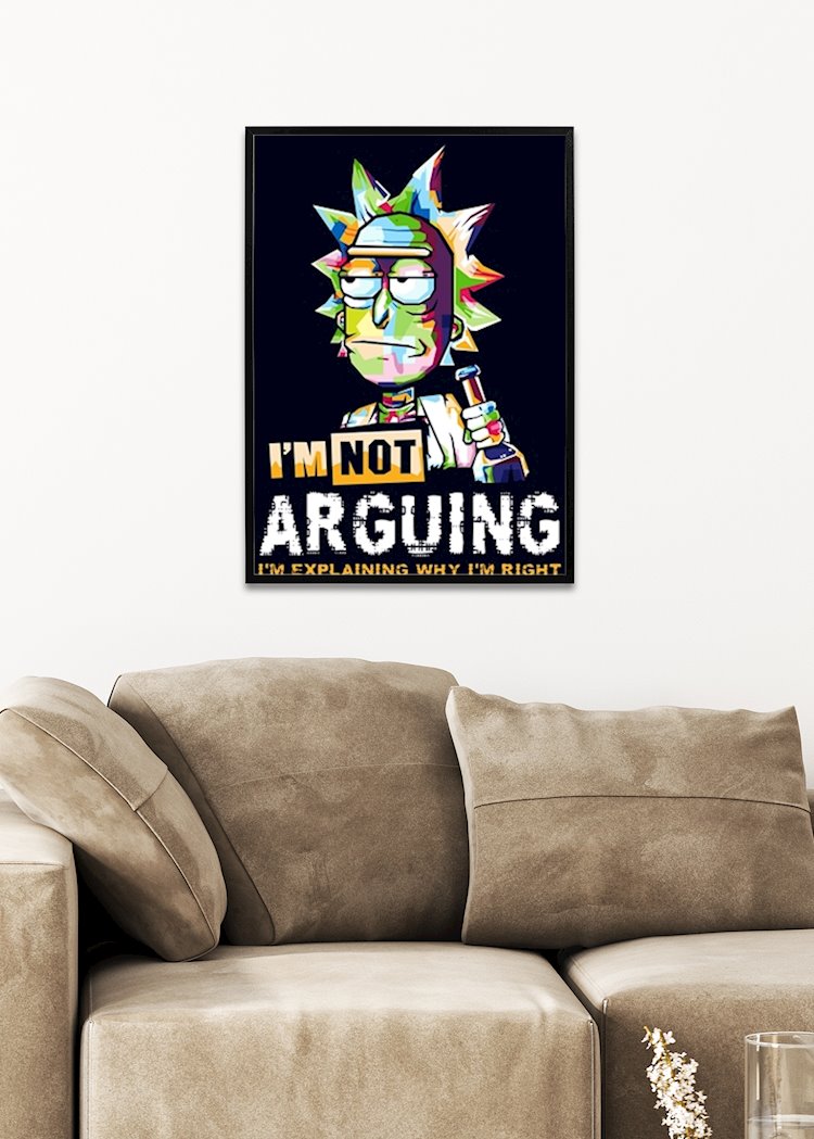Rick Sanchez posters & prints by Muamar Kadhafi - Printler