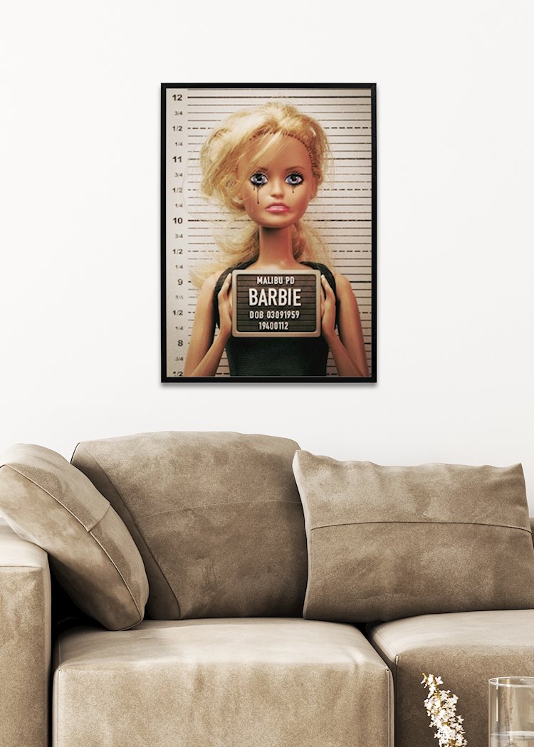 Barbie Mugshot posters & art prints door PEPKIX - Printler
