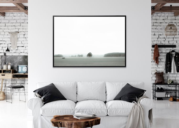 Nebelfeld Poster von Ida Haugaard Olsen | Printler