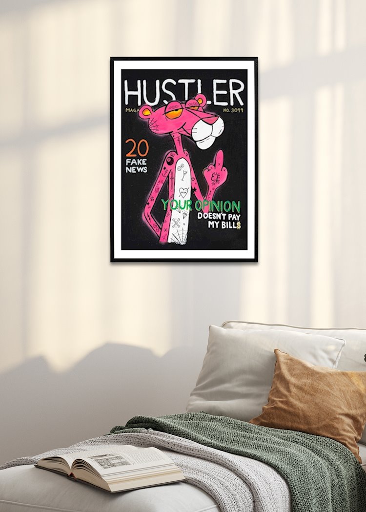 The Hustler plakat av Mikael Lindgren - Printler