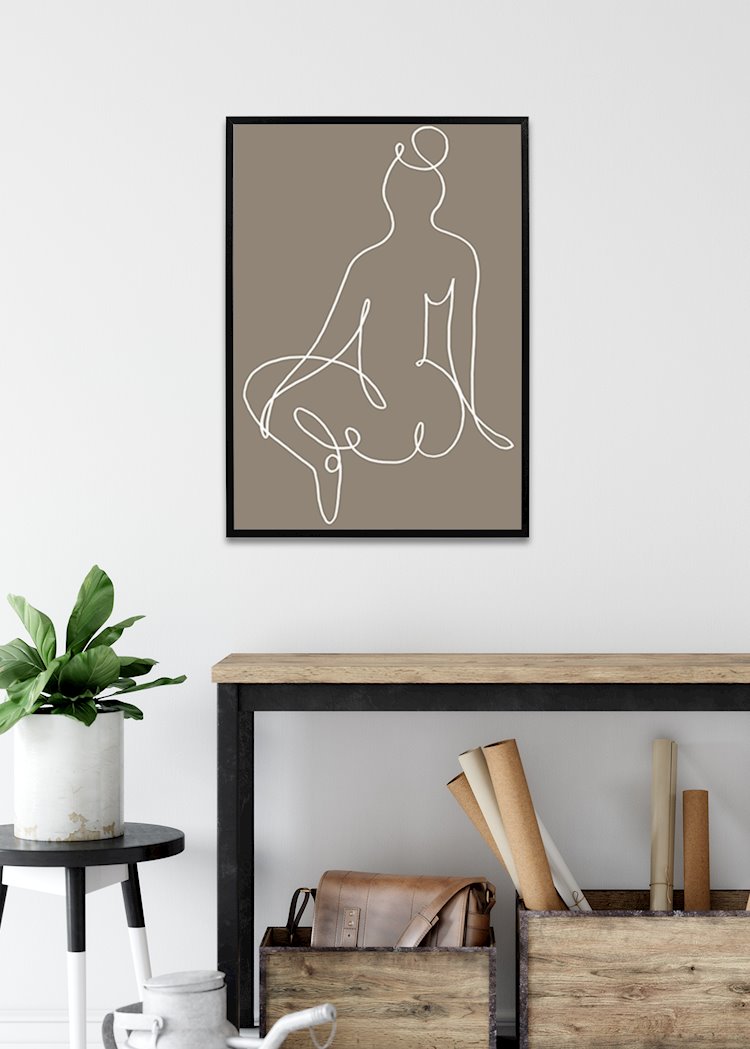 Sitting Down 02 Poster von Studio One | Printler
