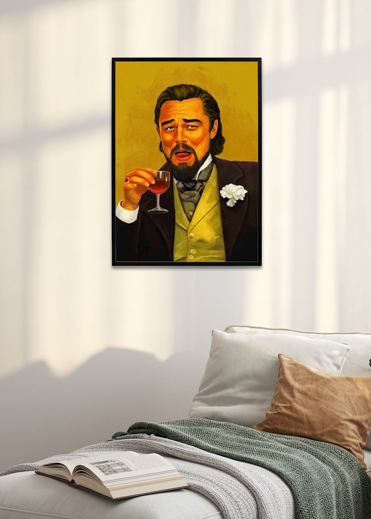 Laughing Leo - Meme plakat af Mashz - Printler