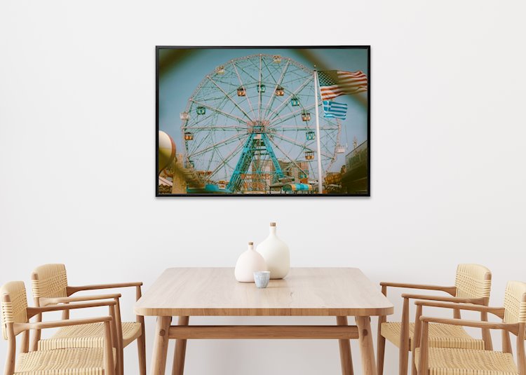 Wonder Wheel Poster von Pascal Deckarm | Printler
