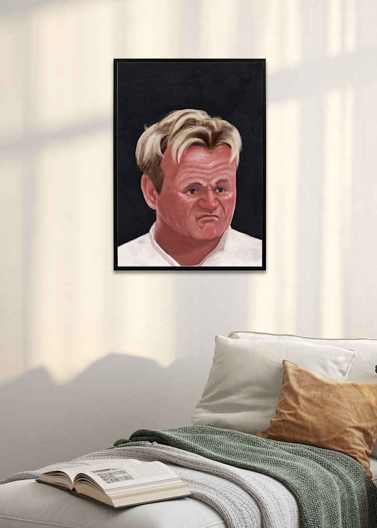 Besviken Ramsay - Meme poster av Mashz - Printler