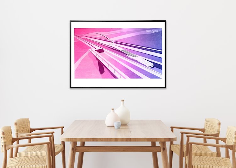 Maglev Train, Japan Poster von Thomas Kolb | Printler